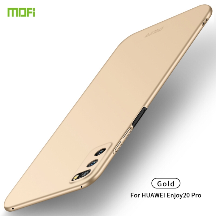 สำหรับ Huawei Enjoy 20 Pro MOFI Frosted PC เคสแข็งบางเฉียบ (สีทอง)