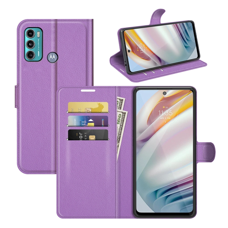 For Motorola Moto G Fast Litchi Texture Horizontal Flip Protective Case ...