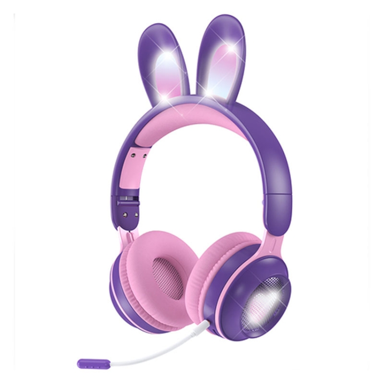 KE-01 Rabbit Ear Wireless Bluetooth 5.0 Stereo Music Foldable Headset ...