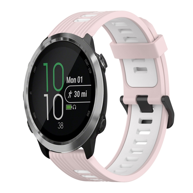 สำหรับ Garmin Forerunner 645 Music 20 มม. รูปแบบแนวตั้ง Silicone Watch ...