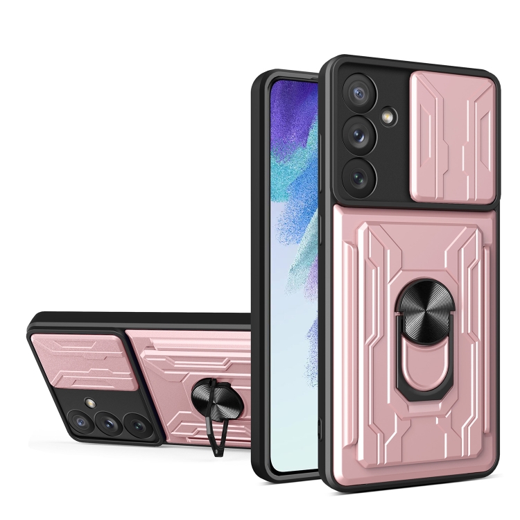 สำหรับ Samsung Galaxy A54 5G เลื่อนเคสโทรศัพท์ Camshield พร้อมช่องเสียบ ...