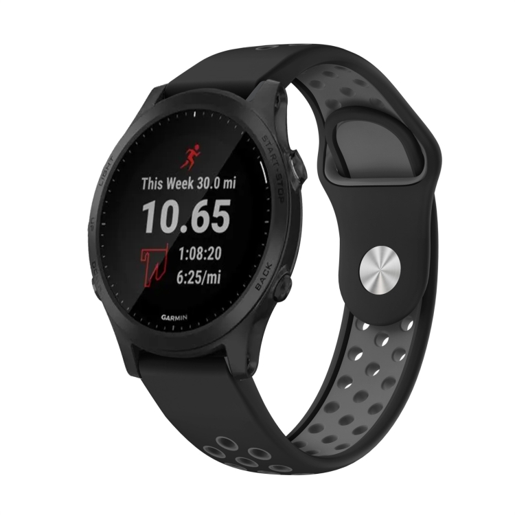 สำหรับผู้เบิกทาง Garmin 945 22mm Sports Breathable สายนาฬิกาซิลิโคน (สี ...