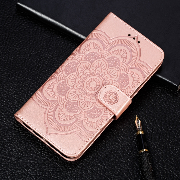 Mandala Embossing Pattern Horizontal Flip Leather Case for Huawei Honor ...