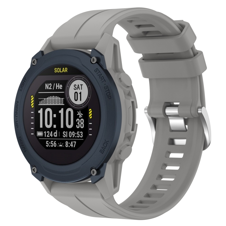 สำหรับ Garmin Descent G1 Solar Letel Solid Color Sports สายนาฬิกา ...