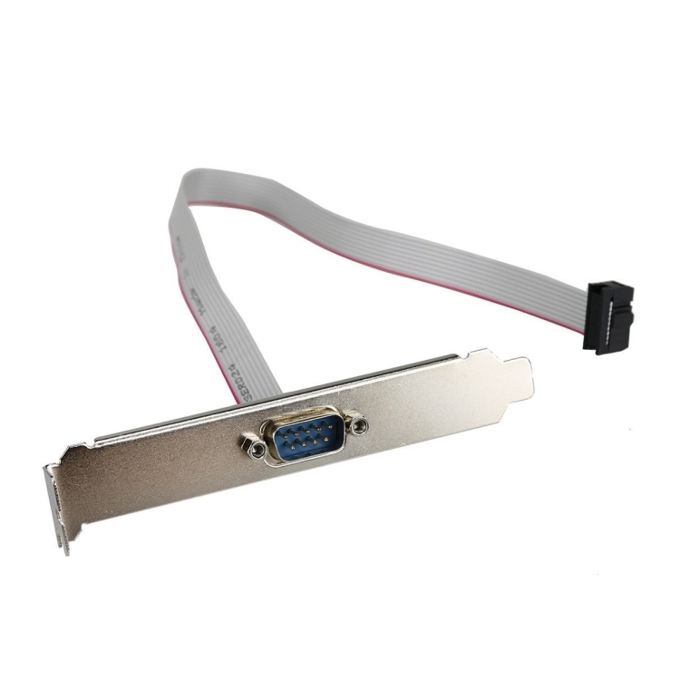 JUNSUNMAY DB9 9Pin Male to IDC 10Pin Female Ribbon Cable RS232 Serial ...