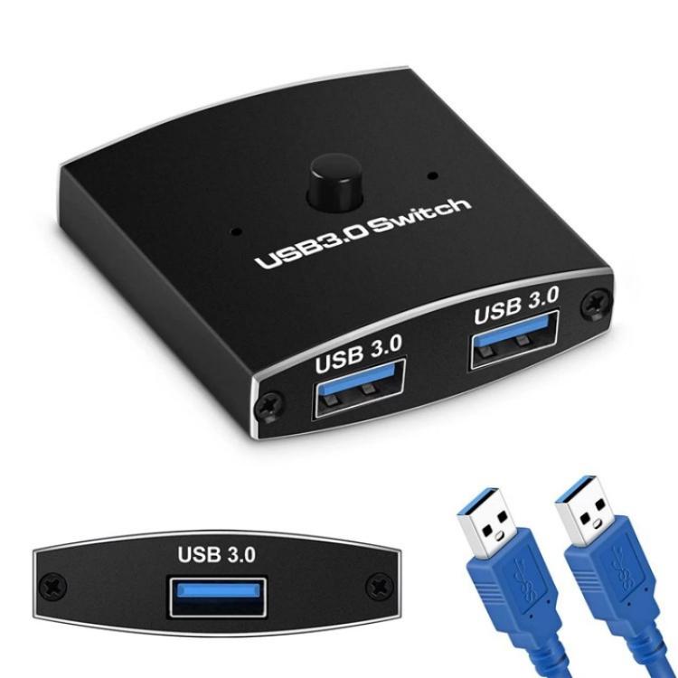 U3 USB Drive Printer Sharing Splitter USB 3.0 Bidirectional Switch 1 ...