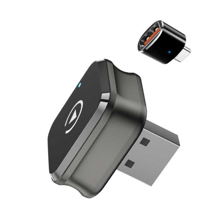 M27 For CarPlay / Android Auto Wired to Wireless Car Adapter 2 in 1 ...