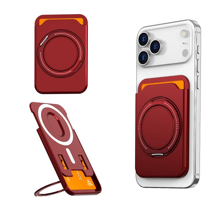 Colourful Ring MagSafe Magnetic 360-Degree Rotating Stand Card Holder ...