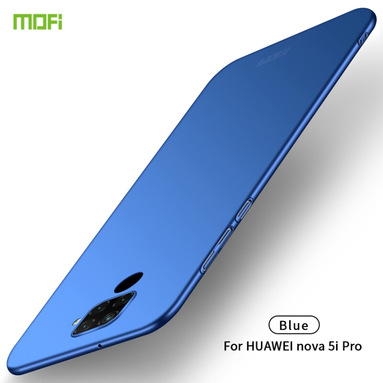 MOFI Frosted PC เคสแข็งบางเฉียบสำหรับ Huawei Nova 5i Pro (สีน้ำเงิน)
