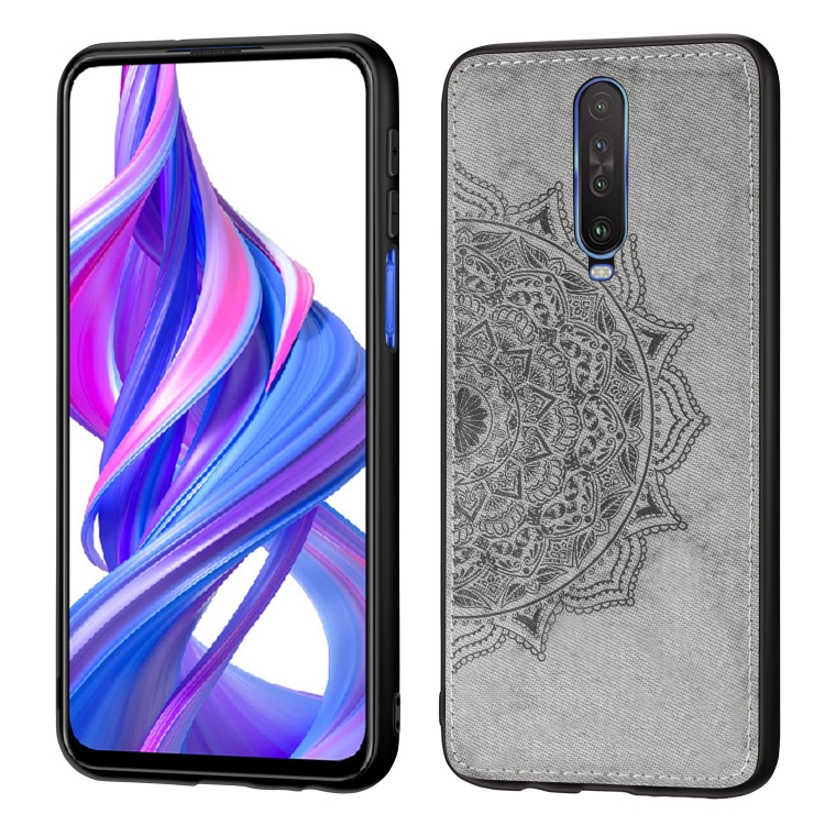 For Xiaomi Redmi K30 / POCO X2 Mandala Embossed Cloth Cover PC + TPU ...