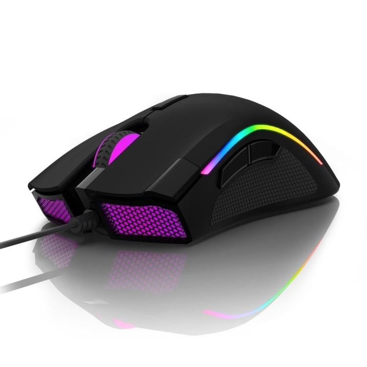 DELUX M625 PMW3360 Sensor 12000DPI 12000FPS 7 Buttons RGB Backlight ...