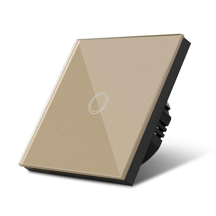 Recessed One-way Touch Switch Sensor Control Lamp Switch(Gold)