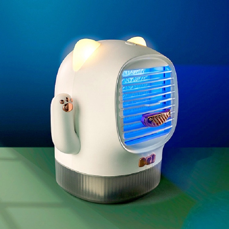 Lucky Cat Mini Cooler USB Charging Small Desktop Air Conditioning Fan ...