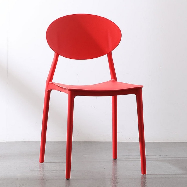 Plastic Chair Back Stool Modern Minimalist Home Dining Chair Computer ...