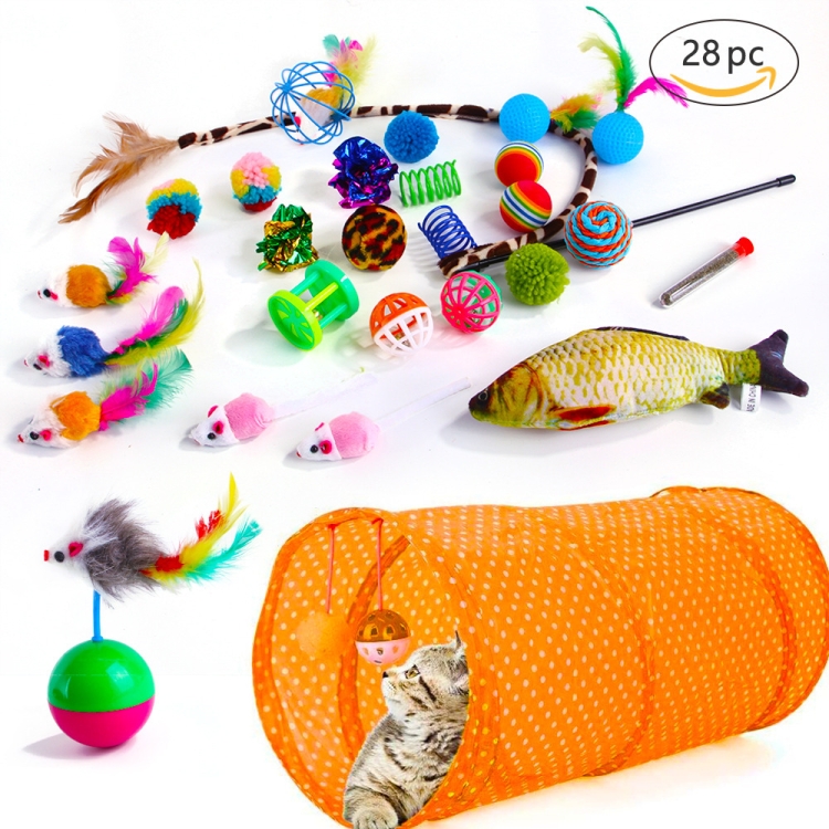 Pet Cat Toy Set Funny Cat Stick Plush Mouse Combo Toy,Specification: No ...