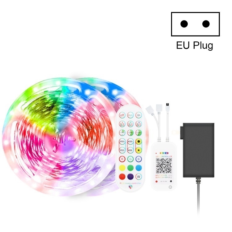 15M 450 LEDs Bluetooth Suit Smart Music Sound Control Light Strip Non ...