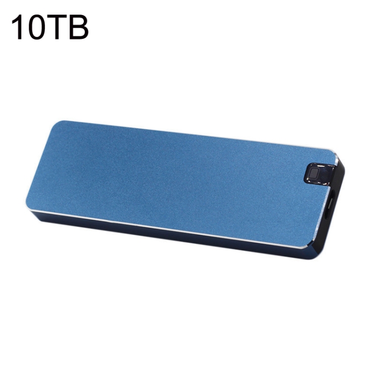 A100 1.8 Inch High Speed SSD Mobile Solid State Drive, Capacity:10TB(Blue)