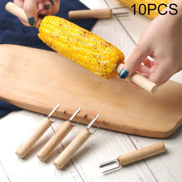 10 PCS Corn Fork Corn Roast Needle Moxa Extender Corn Plug Barbecue ...