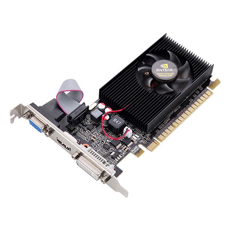 SUNSKY - GT730 1GB Small Graphics Card Half-Height Knife Card Small ...