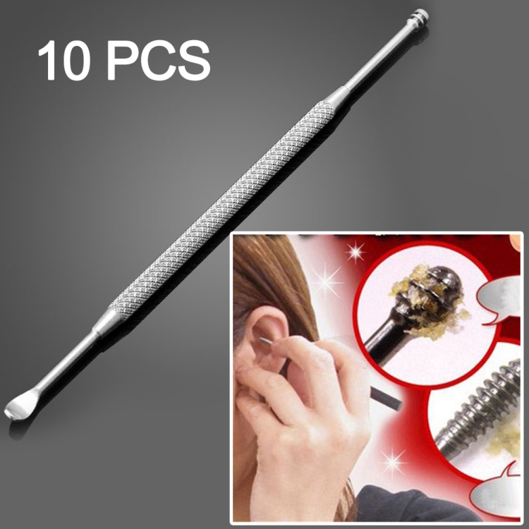 10 PCS Ear Wax Pickers สแตนเลสสตีล Ear Picks แว็กซ์กำจัด Curette ...