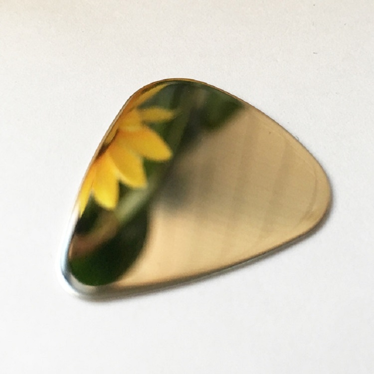 10 PCS Stainless Steel Guitar Pick Stringed Instrument Metal Pick ...