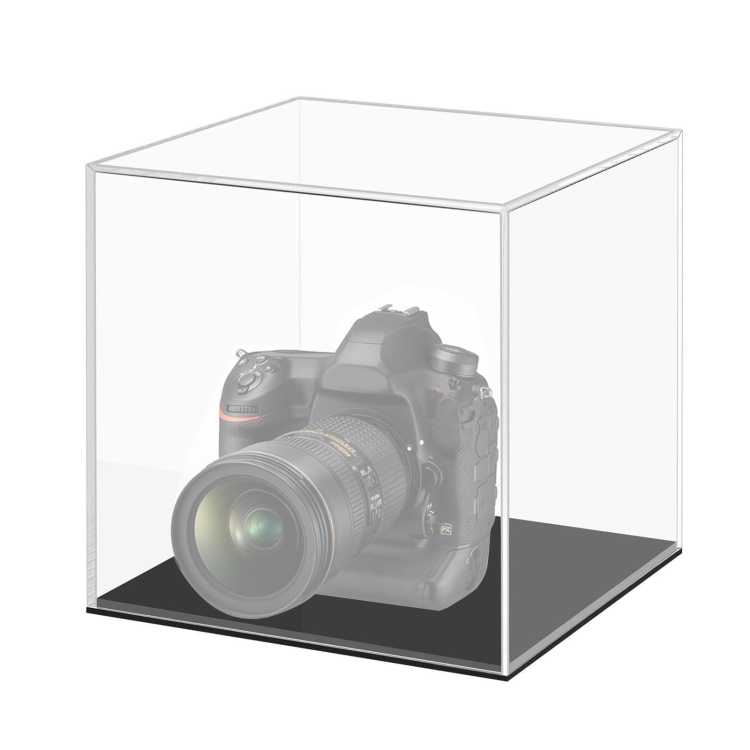 Large 24x24x24cm Clear Acrylic Camera Display Cover Plexiglass Display ...