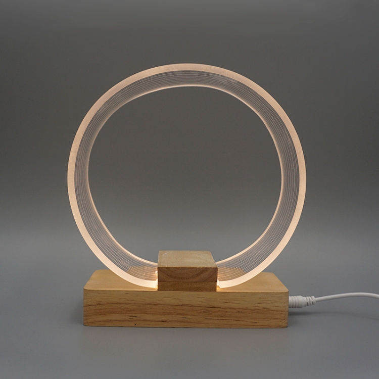 Crystal Ball Small Table Lamp USB Acrylic Night Light, Specification ...