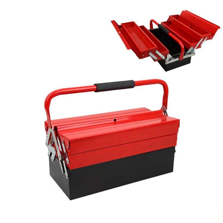 Multifunctional Single Handle Double Opening Tool Box Three-Layer ...