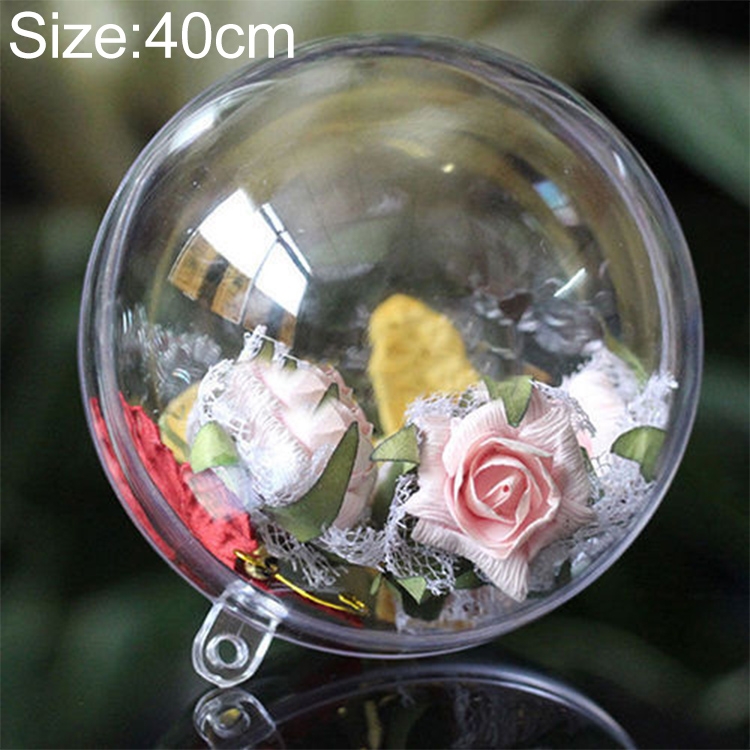 High Transparent Christmas Plastic Hollow Round Ball Window Decoration ...