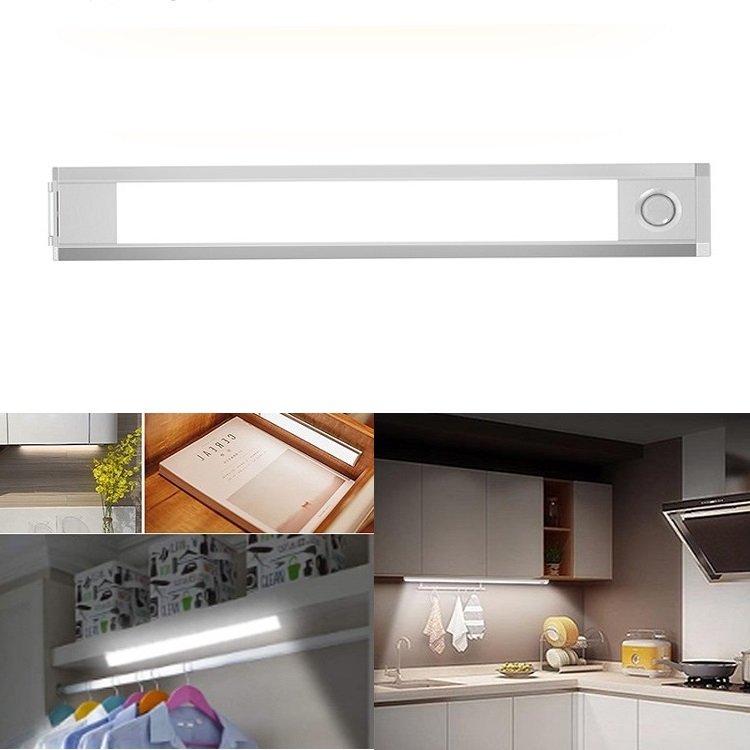 60LEDs Human Body Induction Wardrobe Light Three-Color Dimmable Light ...
