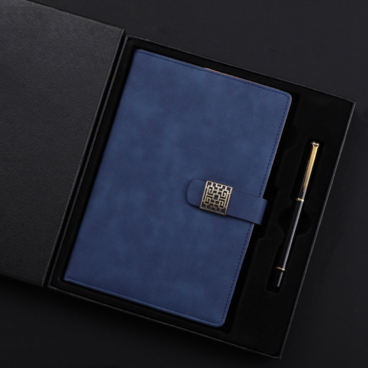 Notebook Business Retro Simple Notebook Office Notepad Blue A5 Heaven ...