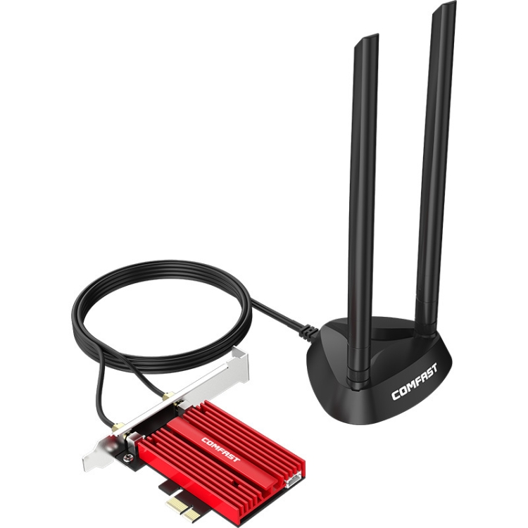 COMFAST CF-AX200 Plus Dual-Band High-Power Wireless Network Card 3000Mbps High-Speed WiFi PCI-E ...