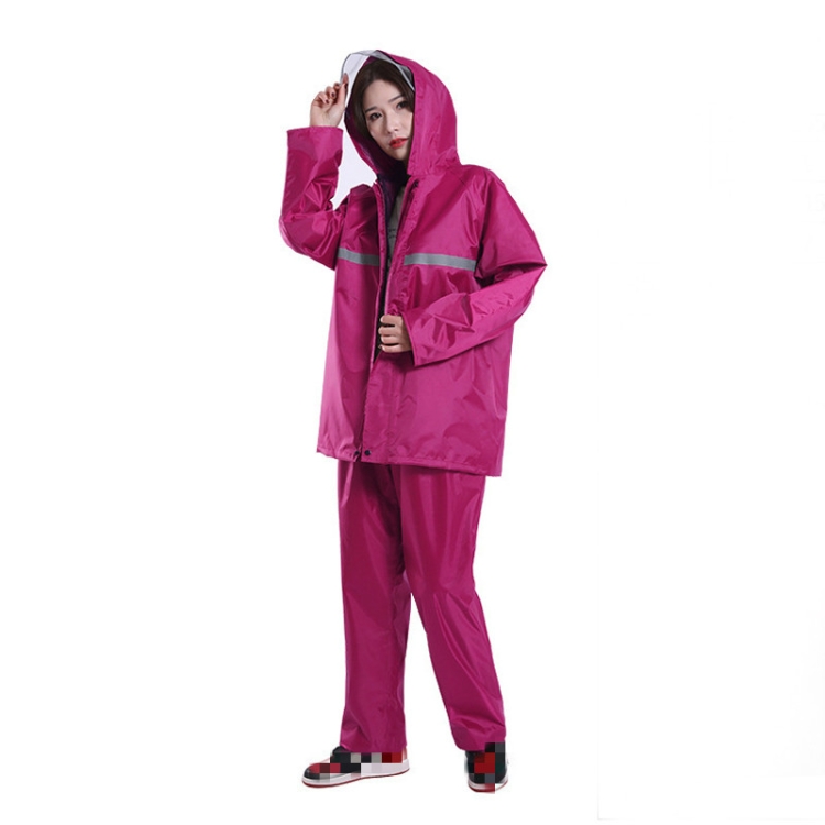 Thickened Labor Protection Reflective Raincoat Rain Pants Split Suit ...