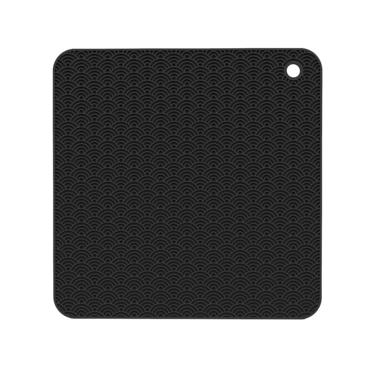 2 PCS Geometry Kitchen Silicone Pot Holder Heat Insulation Pad Square ...