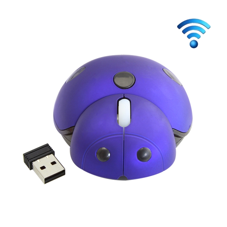 CM0184 3000 DPI 3-keys Mini Ladybug 2.4G Wireless Mouse Personalized ...