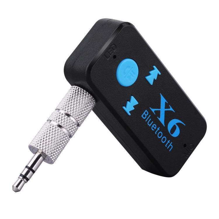 2 Stück BT-X6 3,5-mm-AUX-Metalladapter Auto Bluetooth 5.0 Bluetooth ...