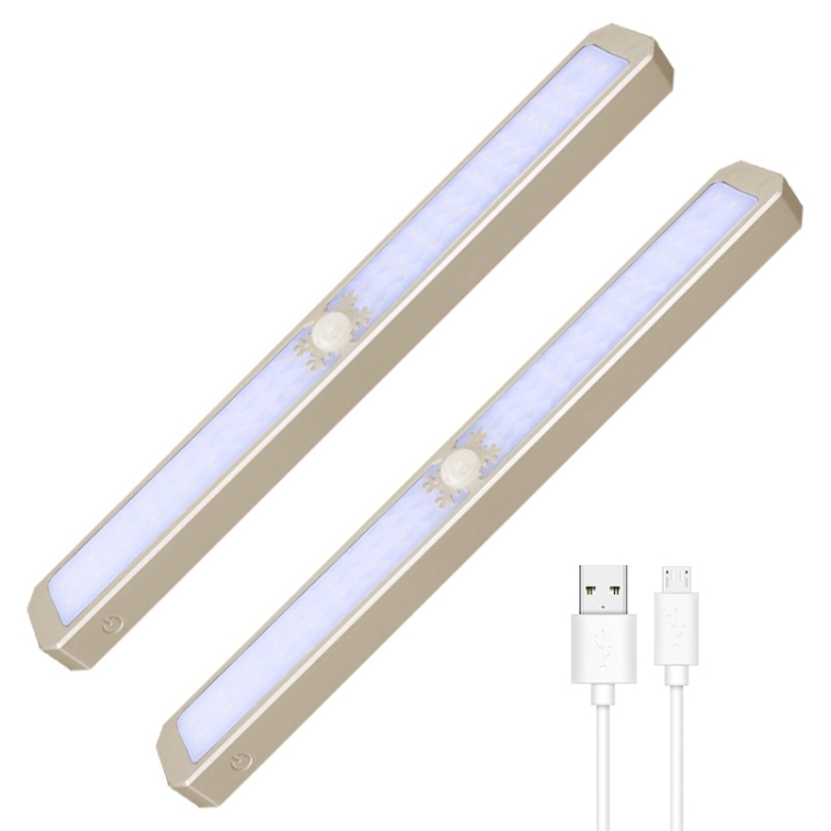 LED Intelligent Human Body Sensor Light USB Free Wiring Long Cabinet ...