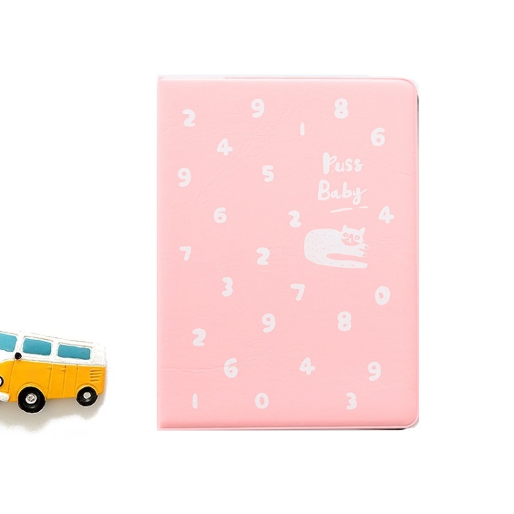 PU Face Cartoon Photo Album, Specification: 5 inch(Red)