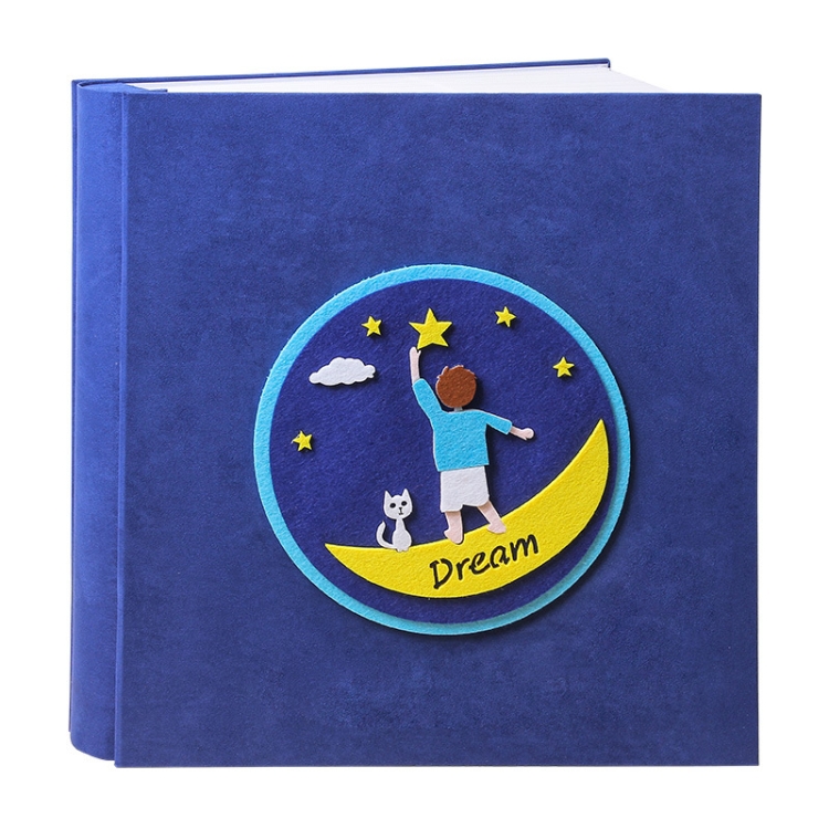 Large-Capacity Self-Adhesive Film-Covered Family Photo Album DIY Baby ...