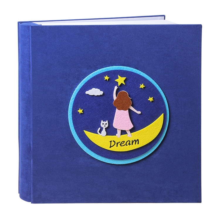 Large-Capacity Self-Adhesive Film-Covered Family Photo Album DIY Baby ...