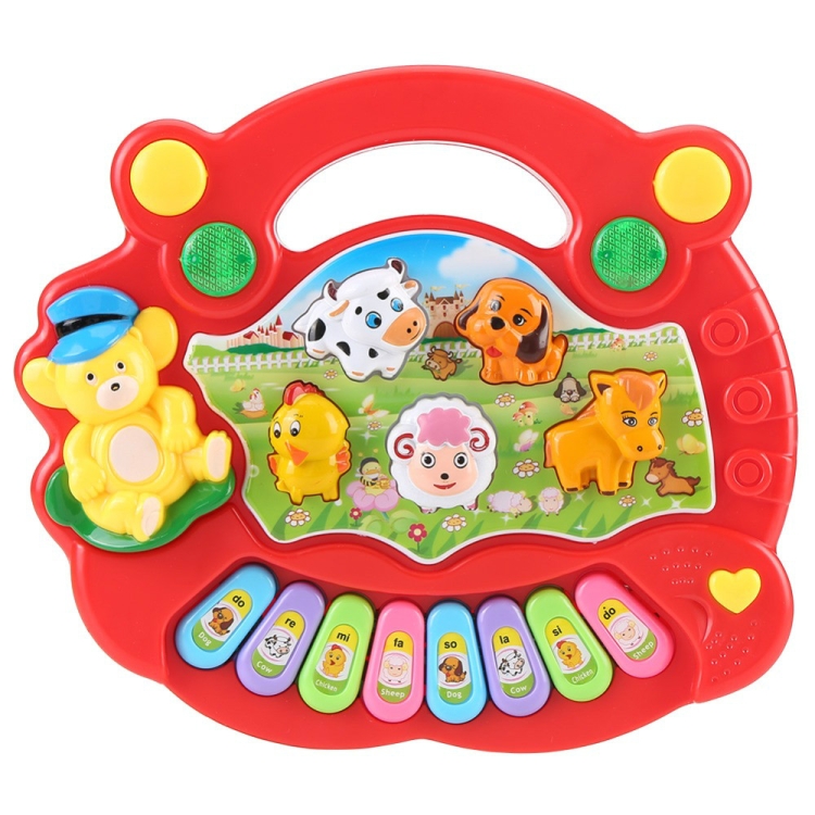Musical Instrument Toy Baby Kids Animal Farm Piano Developmental Music ...