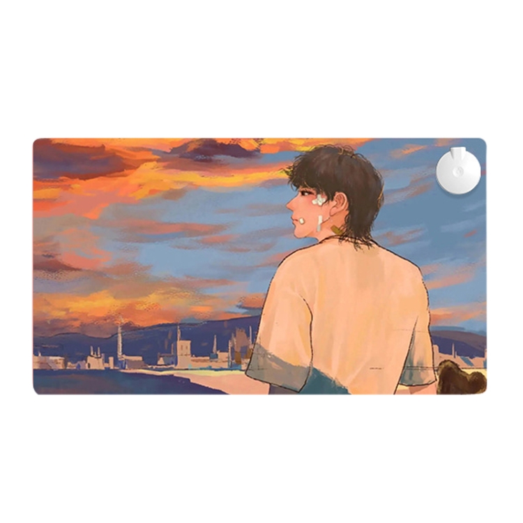 RAKJ-0002 Cute Cartoon Heating Pad Warm Table Pad Office Desk Writing ...