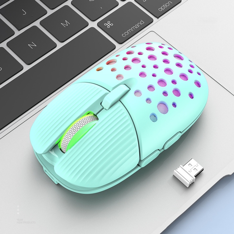 K-Snake BM900 6 Keys 2.4G Wireless Charging Beetle Mouse Glowing Gaming ...