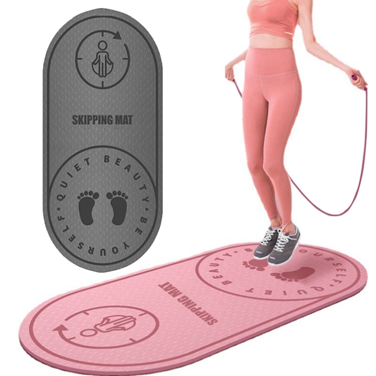 8mm TPE Sound-Absorbing And Shock-Absorbing Skipping Mat Home Indoor ...