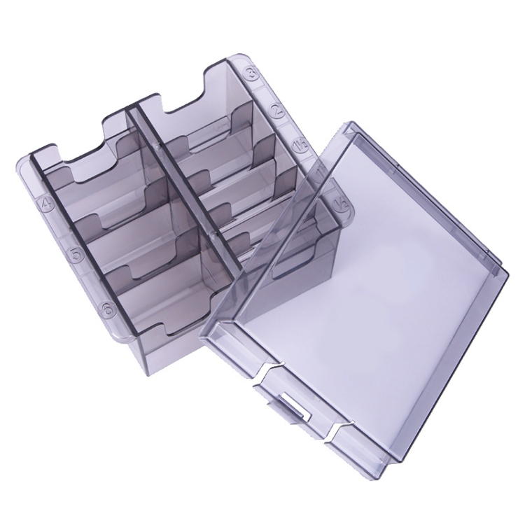 S8035 Clipper Fiber Comb Storage Box Hair Salon Limit Comb Computer ...