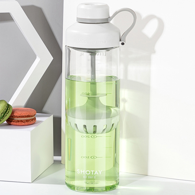 Shotay พลาสติกป้องกันการล่มสปอร์ตกีฬาถ้วยน้ำกลางแจ้งแบบพกพากรองชากาต้ม ...