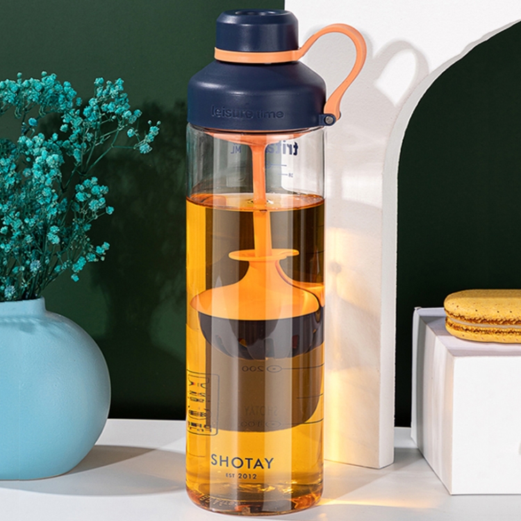 Shotay พลาสติกป้องกันการล่มสปอร์ตกีฬาถ้วยน้ำกลางแจ้งแบบพกพากรองชากาต้ม ...