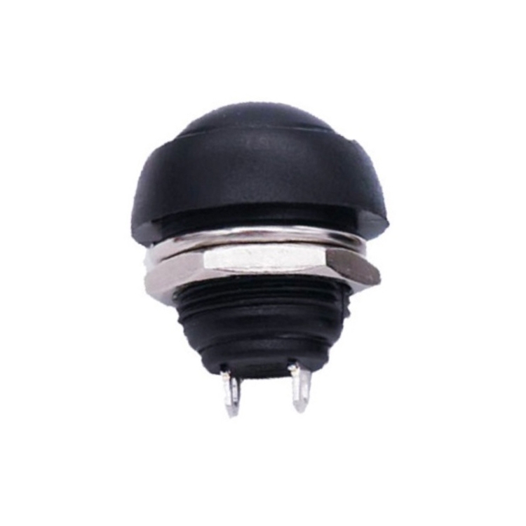 10 PCS Small Waterproof Self-Reset Button Switch(Green)
