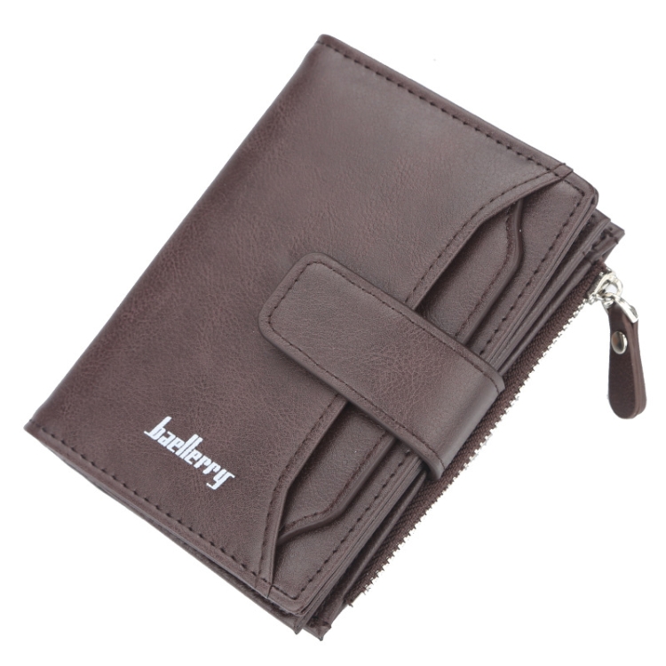 Baellerry D3218 Men Short Multi-Card Slot Zipper Wallet Large Capacity ...