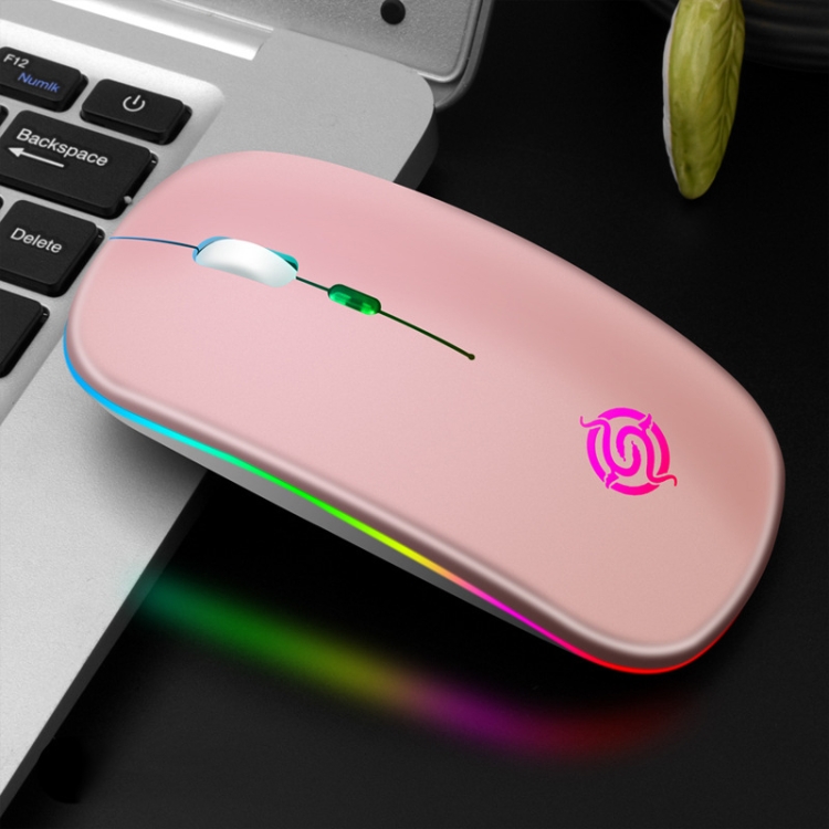 K-Snake BM110 RGB Lighting Effect Wireless Bluetooth Mouse(Black)